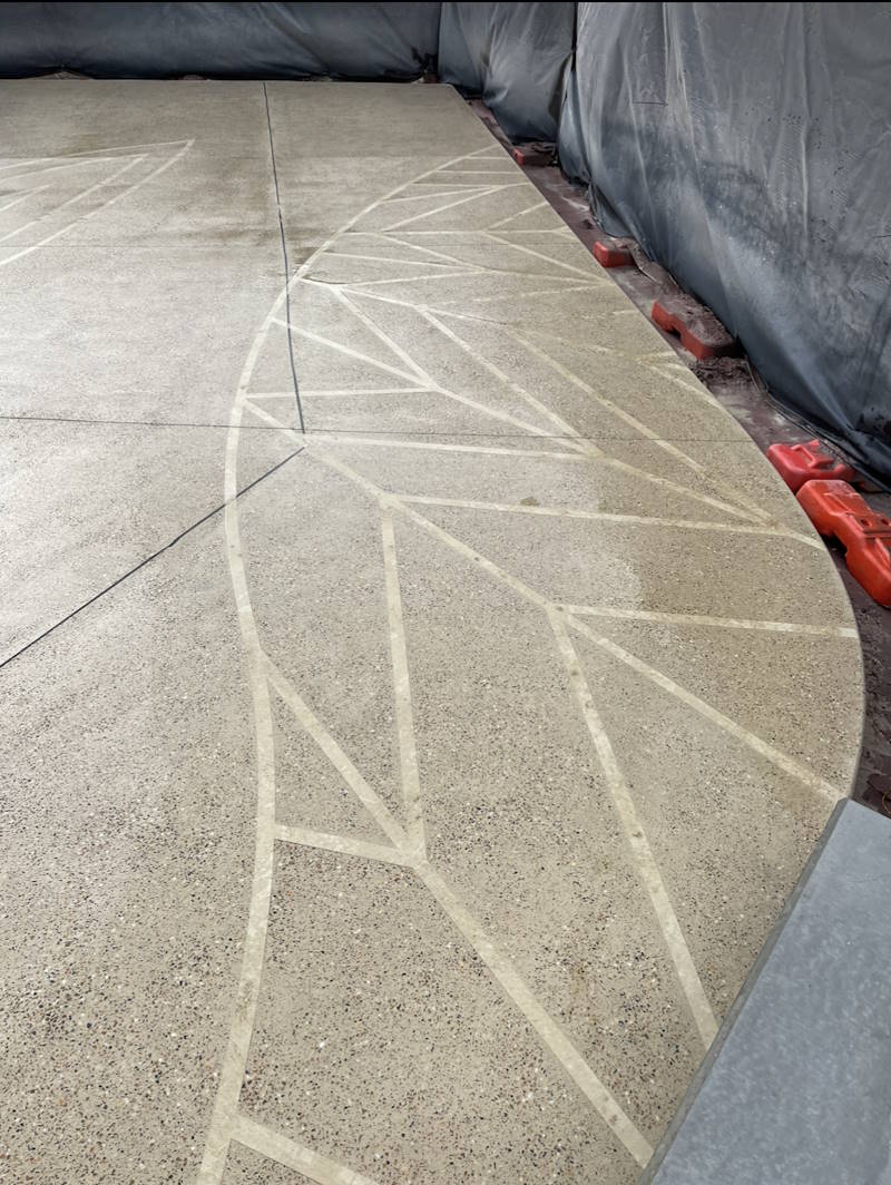 Decorative Concrete Stencilling in Melbourne - WASP Blasting
