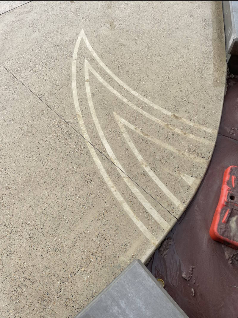 Decorative Concrete Stencilling in Melbourne - WASP Blasting